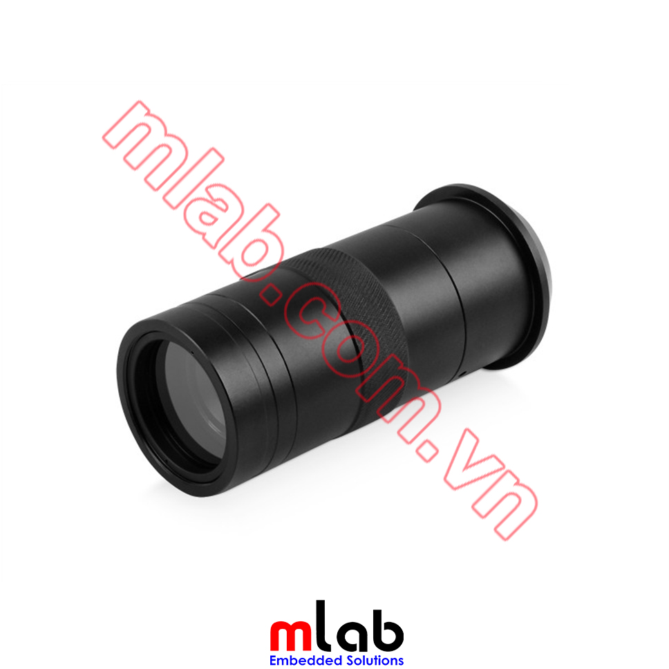 Lens 100X Industrial Microscope dành cho Raspberry Pi High Quality Camera (with C-Mount)